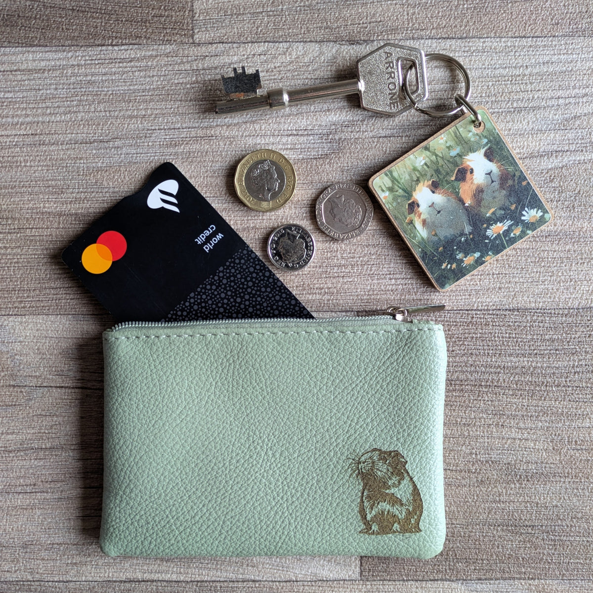 Guinea Pig Coin Purse (Green) – Everything Guinea Pig